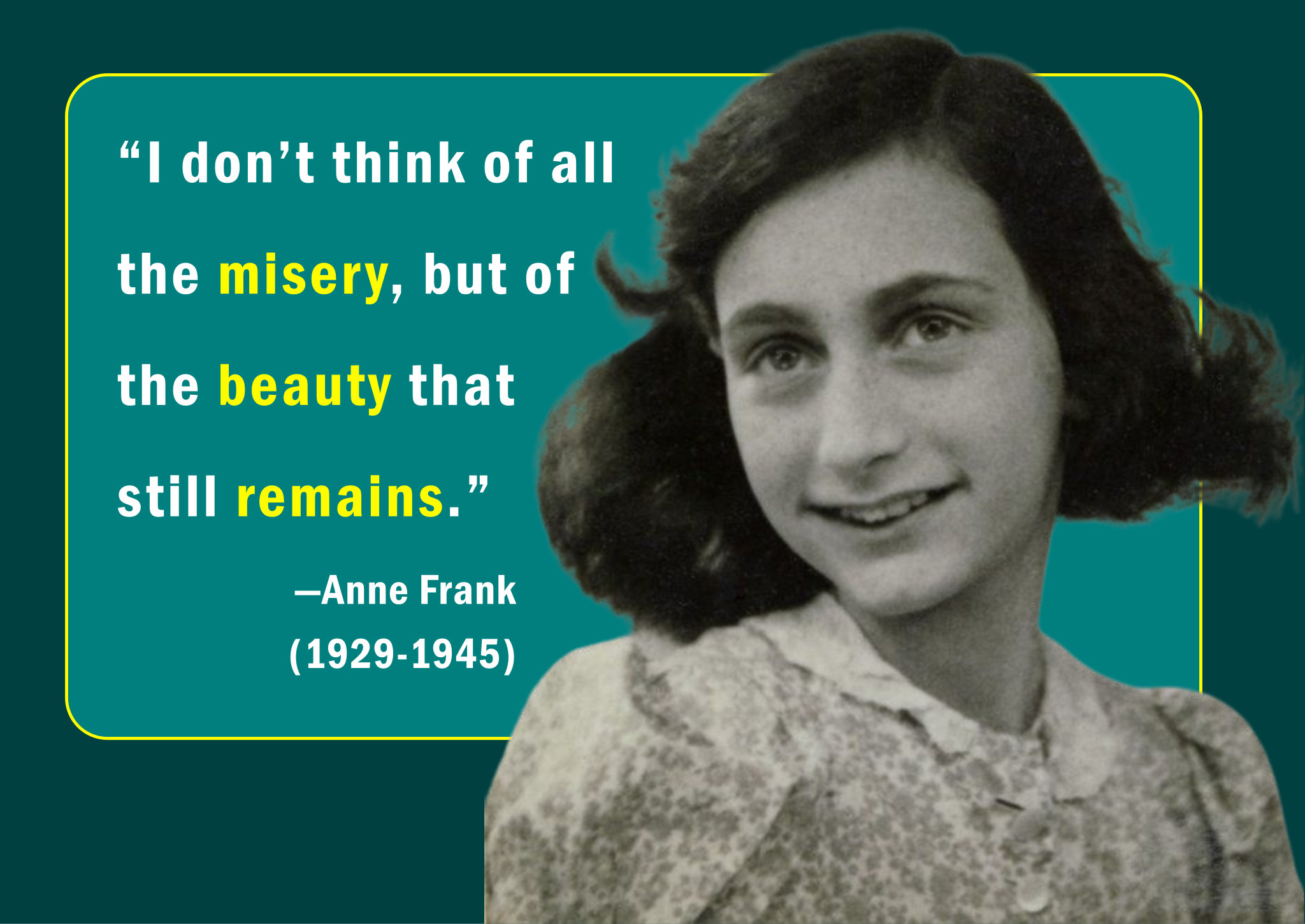 Anne Frank – Enhancing Social Justice Education